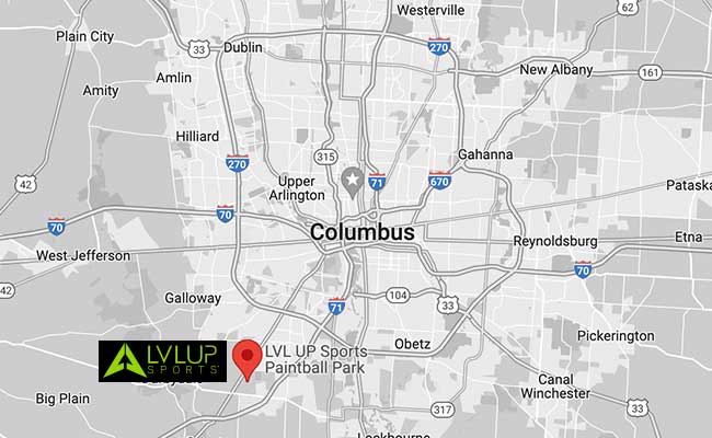 Contact, Directions and Hours - LVL UP Sports Paintball Park